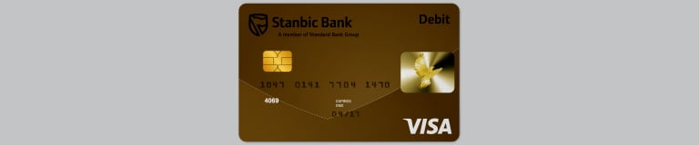 Gold debit card | Stanbic Bank